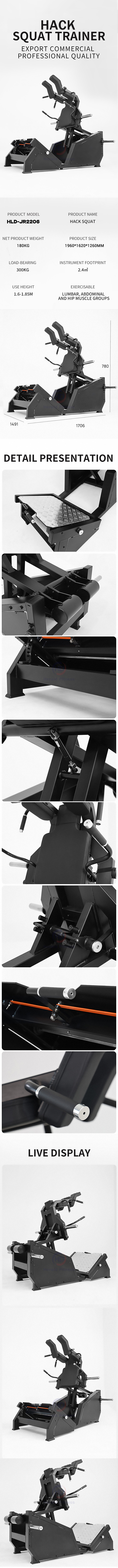 HLD-BB16 Commercial Strength Hack Squat Gym Equipment - Ningjin Herald ...